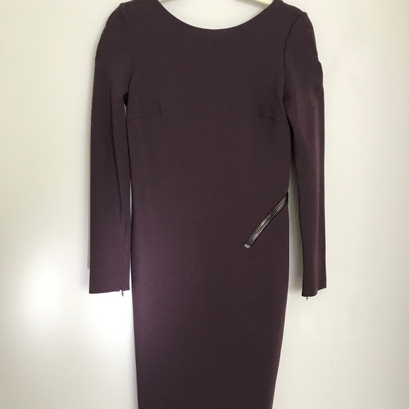 Tom Ford | Dresses | Tom Ford Zipper Dress Deep Purple | Poshmark